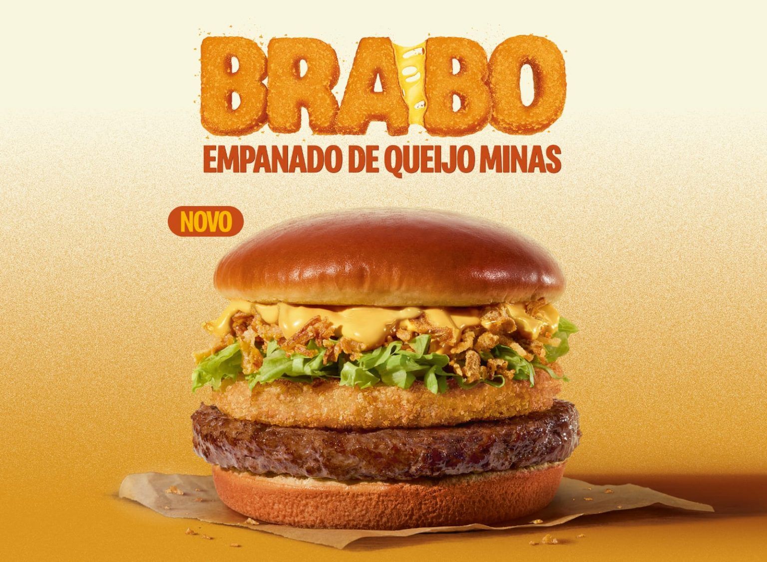 McDonald’s celebra sabor brasileiro em novo Brabo Empanado de Queijo Minas