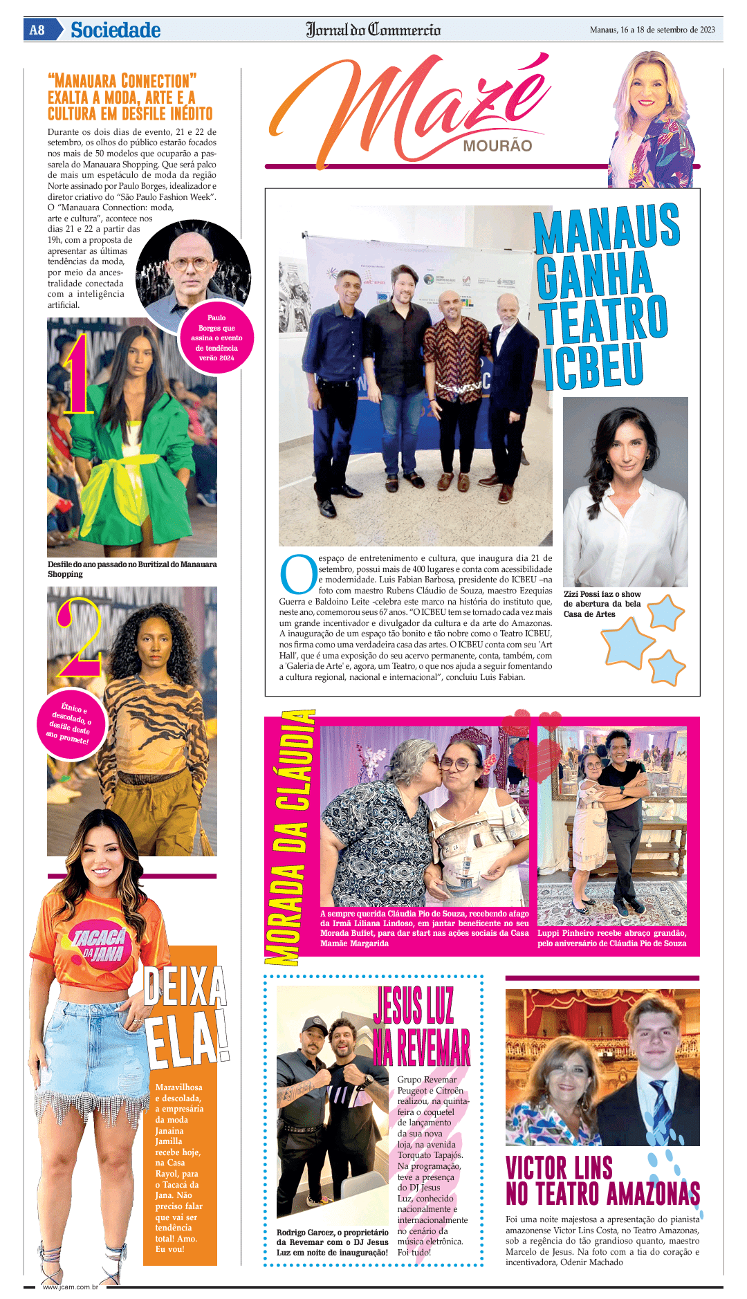 Coluna MZM do Jornal do Commercio