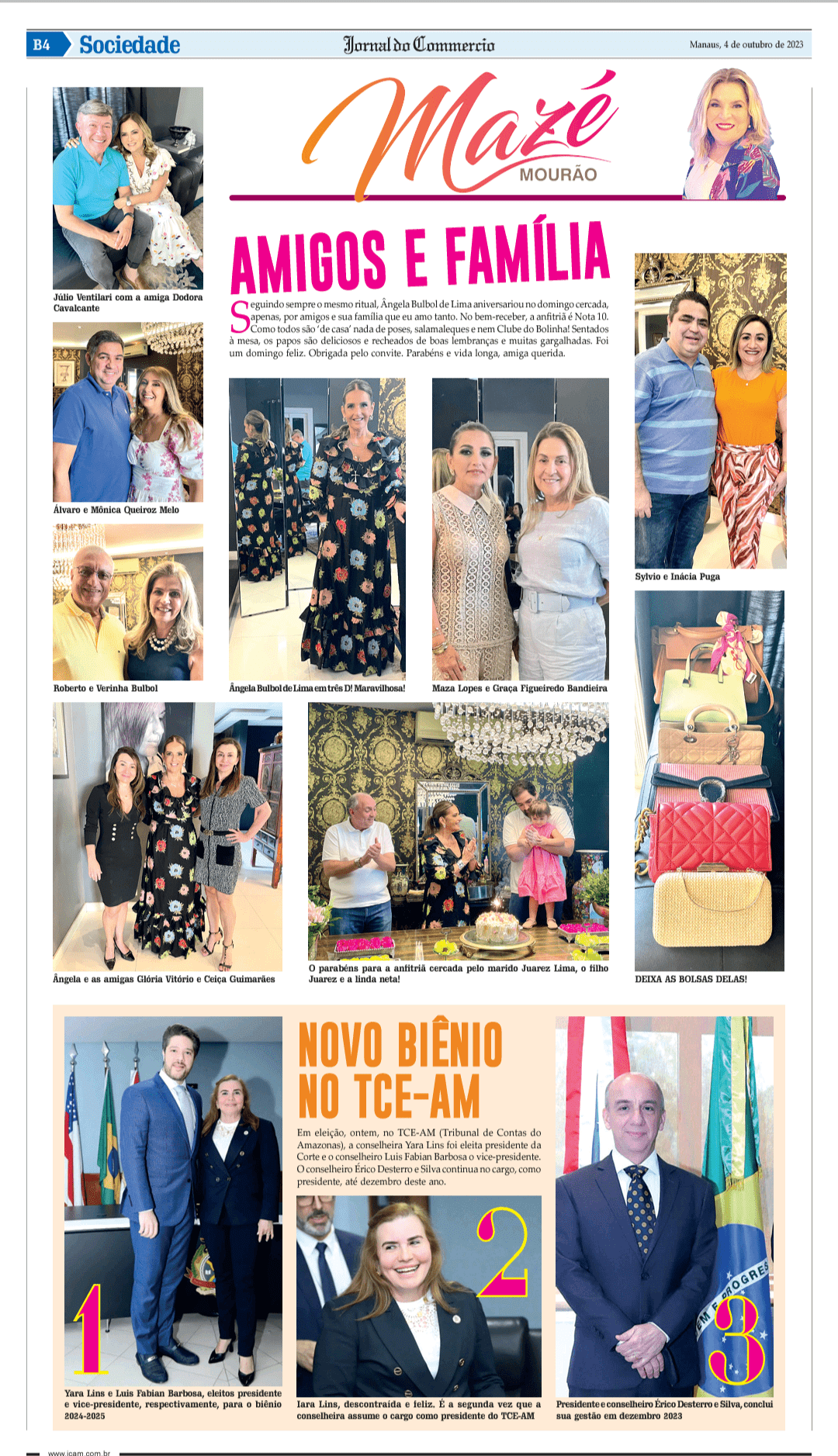 Coluna MZM do Jornal do Commercio